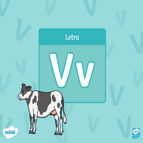 PPT Conocimiento de la consonante V para primero básico | PPTX