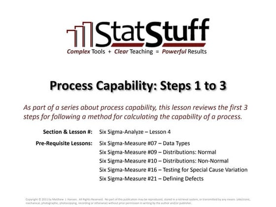 Process Capability Step 6 Binomial Pptx Computer Software And Applications Computing