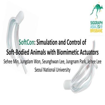 SoftCon: Simulation and Control of Soft-Bodied Animals with Biomimetic ...