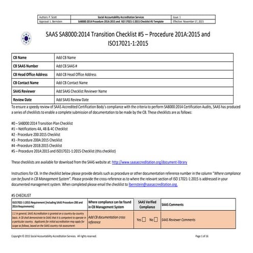 SA8000 certification standard and Checklist_5.docx