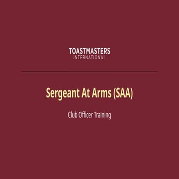 Sergeant-at-Arms SAA Training for TLI.pptx