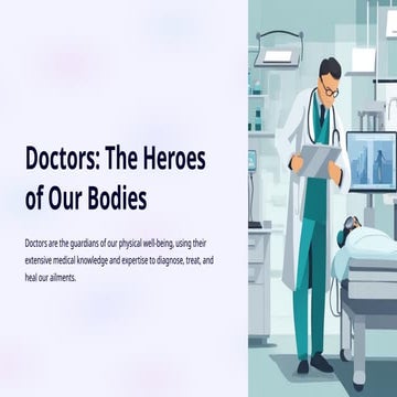 Role of doctor in society | PPTX