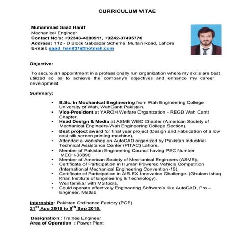 Saad Resume | PDF