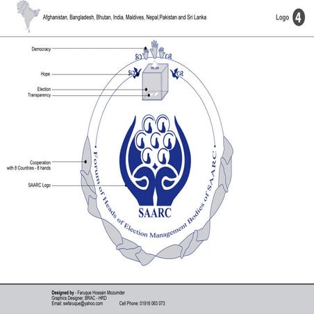 SAARC Election Governing Forum Logo 2013 | PPT