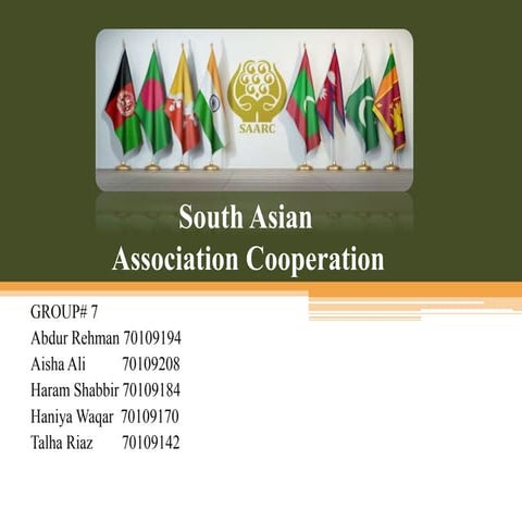 Saarc | PPTX