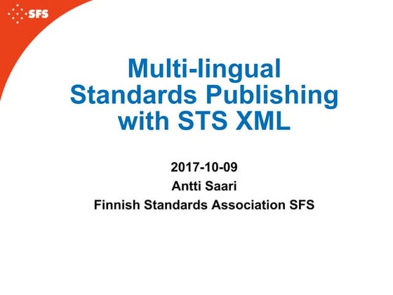 Rosenblum Workflow Choices Introducing XML | PPT