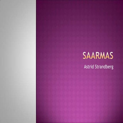 Saarmas | PPTX