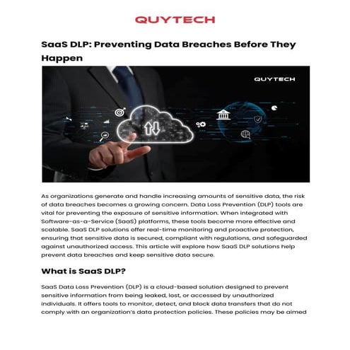 SaaS DLP_ Preventing Data Breaches Before They Happen.pdf | Free Download