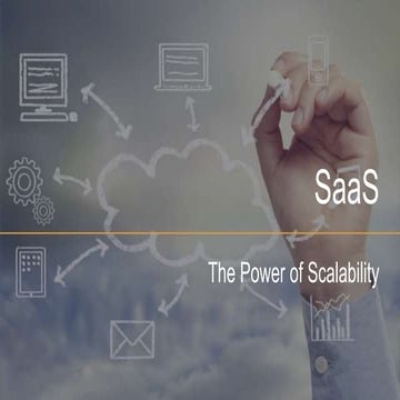 Saas: Power of Scalability | PPTX