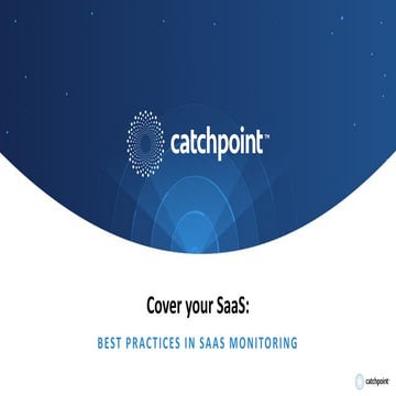 Cover Your Saas Best Practices In Saas Monitoring Ppt