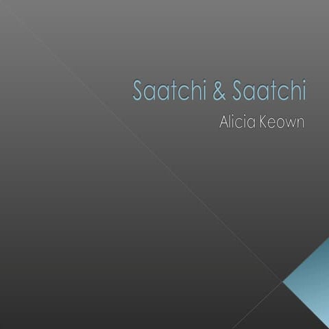 Saatchi & saatchi | PPT