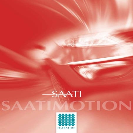 Saati filtration saatimotion | PDF