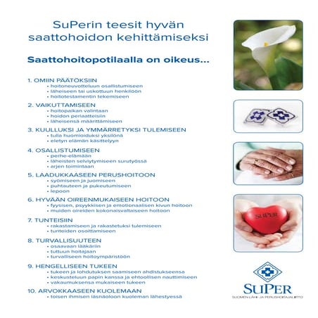 SuPerin teesit hyvän saattohoidon kehittämiseksi | PDF