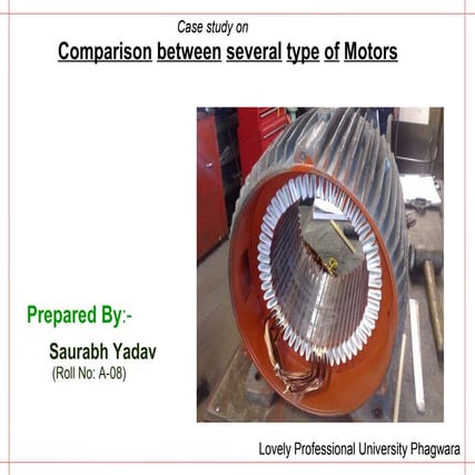 Various Electric Motors and comparison | PPT