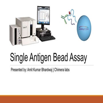 Luminex Single Antigen Bead Assay | PPTX
