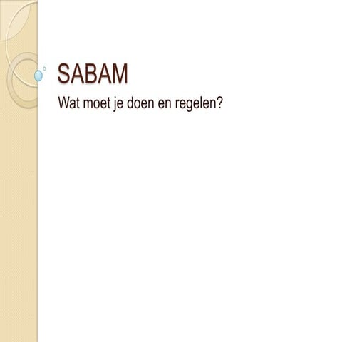 Sabam | PPT