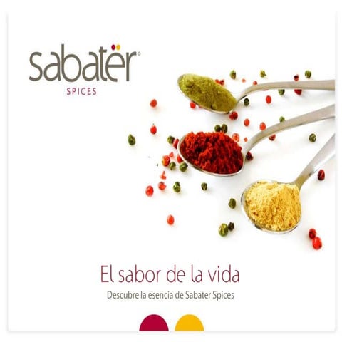 Sabaterspices presentations