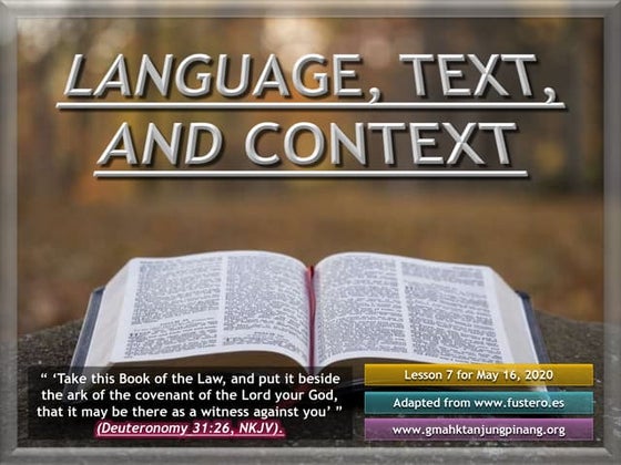 SABBATH SCHOOL - 2nd quarter lessons 7. | PPT