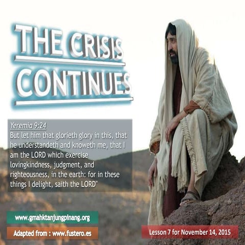 Sabbath school lesson 7, 4th quarter of 2015 | PPTX