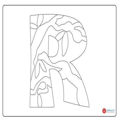 Lettera R - Disegni da colorare - Sabbiarelli | PDF
