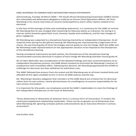 Sabc media statement | DOCX