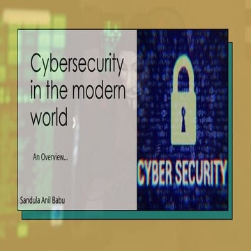 SAB CYBERSECURITY.pptx by anil babu sandula | PPTX