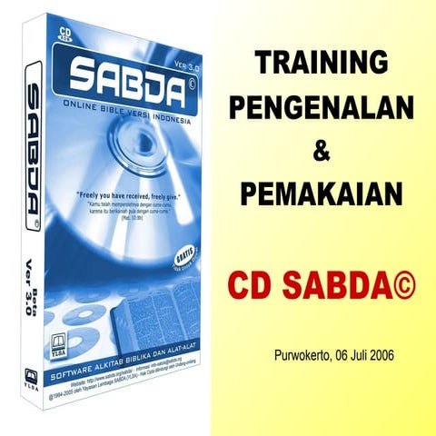 SABDA CD | PPT