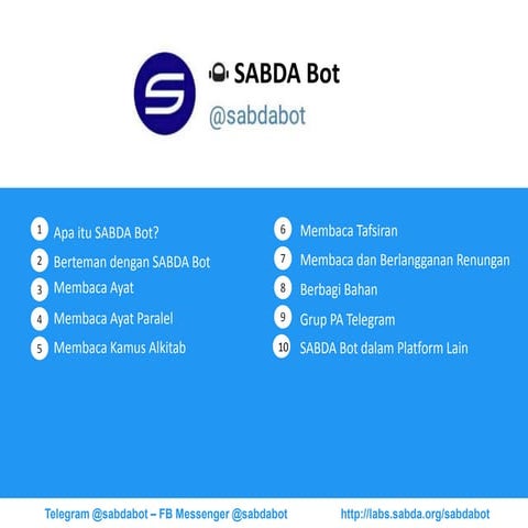SABDA Bot | PPT