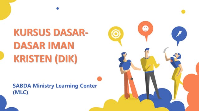 Materi Kelas - Penciptaan Dan Kejatuhan (PDK) | PDF