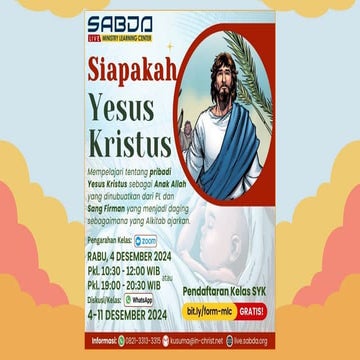 SABDA Ministry Learning Center Siapakah Yesus Kristus.pdf