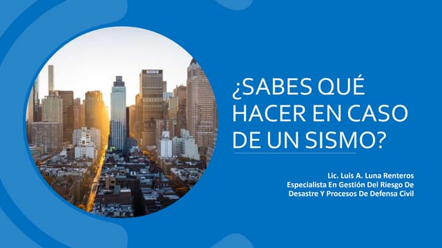 Mitos y realidades sobre los terremotos | PPTX