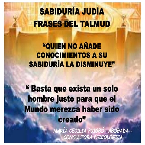 Sabiduria judia | PPTX