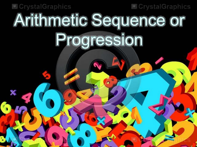 Arithmetic Sequence | Pptx