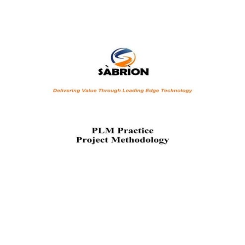 Sabiron PLM Project Methodology.pdf