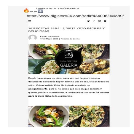 11 Recetas Keto🥑 | PDF