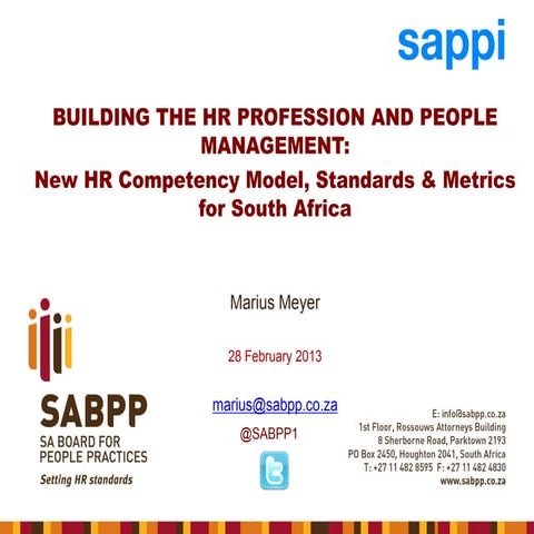 SABPP - SAPPI - 2013 | PDF