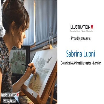 Sabrina Luoni - Botanical & Animal Illustrator - London | PPT