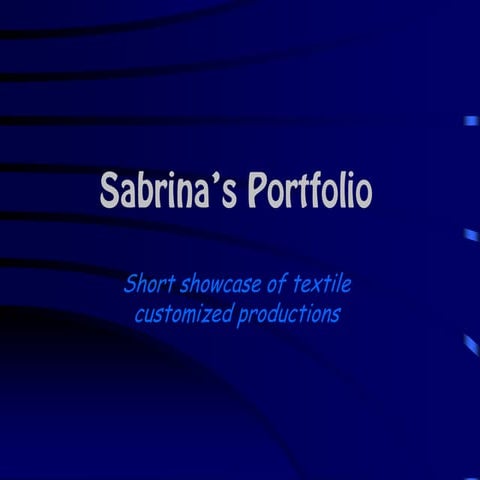 Sabrina's Portfolio | PDF
