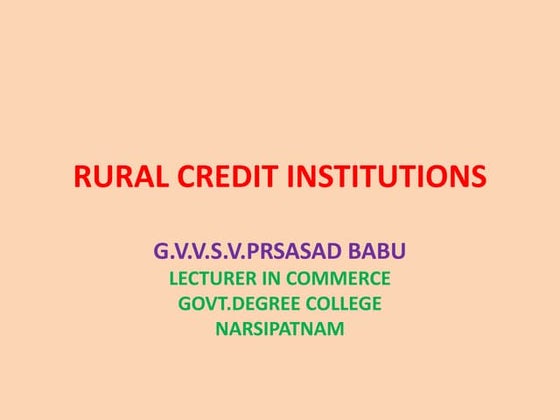 District central cooperative banks (dccb | PPTX