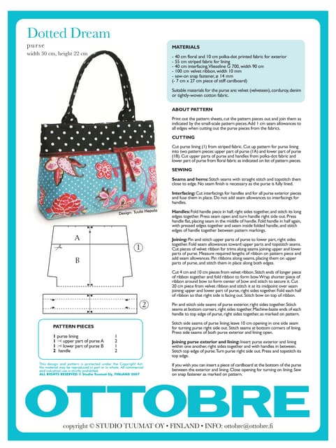 How To Sew: Versatile Tote Bag | PDF