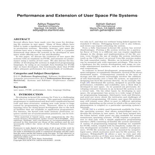 Деградация производительности при использовании Fuse Pdf
