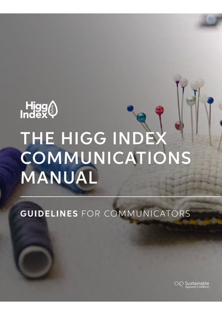 Higg index an introduction | PPTX | Business | Business and Finance