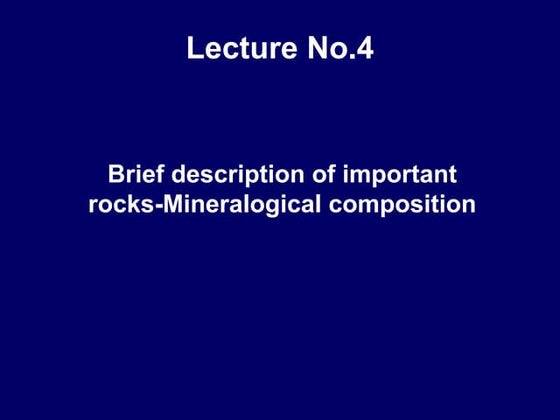 PROCESSES OF FORMATION OF ORE DEPOSIT | PPTX