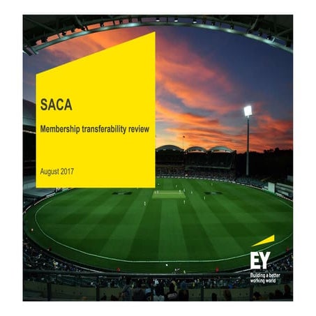 SACA membership transferability review (EY) | PDF