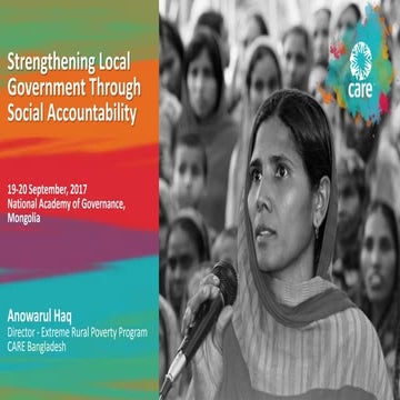 Social accountability CARE BD presentation | PPTX