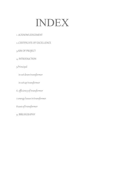 TOPIC-To investigate the relation between the ratio of :- 1. Input and output voltage. 2. Number ...