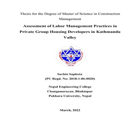 Thesis on Labor Management Practices | PDF
