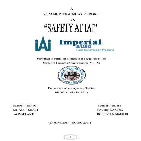 safety @ iAi | PDF