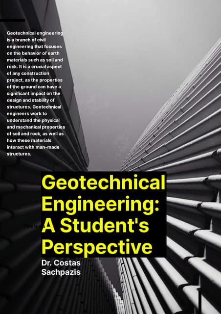 Geo technical engineering | PDF | Civil Engineering Industry | Industries