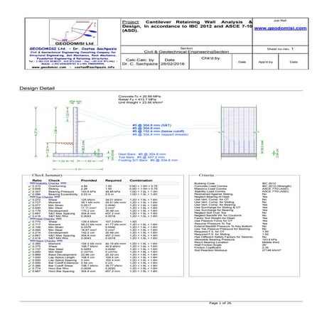 Basement wall design | PDF